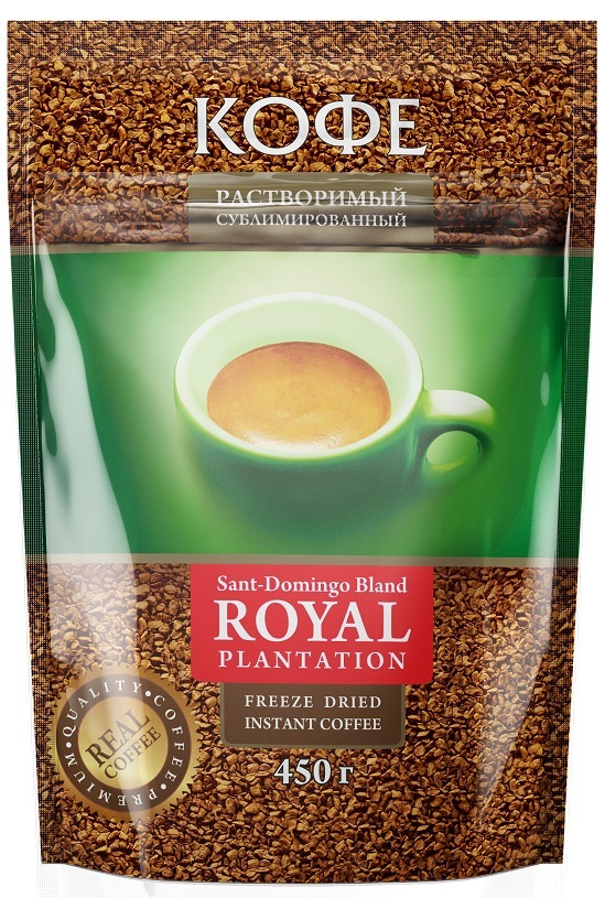 Кофе растворимый Royal Plantation Сублимированный 450г. 1шт. - купить с ...
