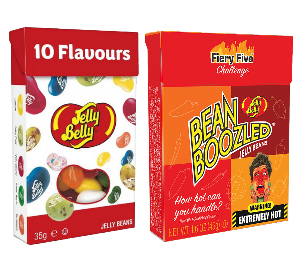 Конфеты Jelly Belly коробка 10 вкусов 35 гр. + Ассорти Bean Boozled ...