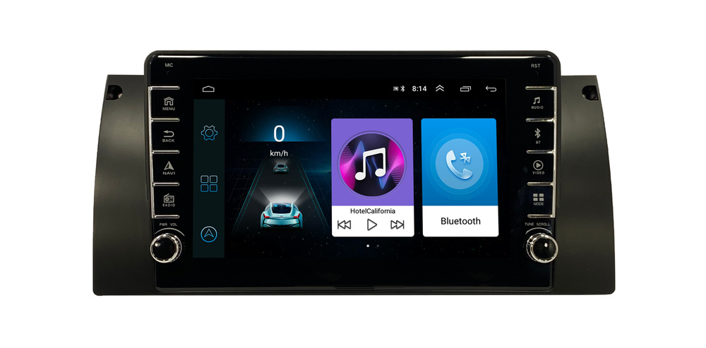 Автомагнитола ANDROID BMW E38 7 серия, Android 12, 2/16GB, с крутилками ...