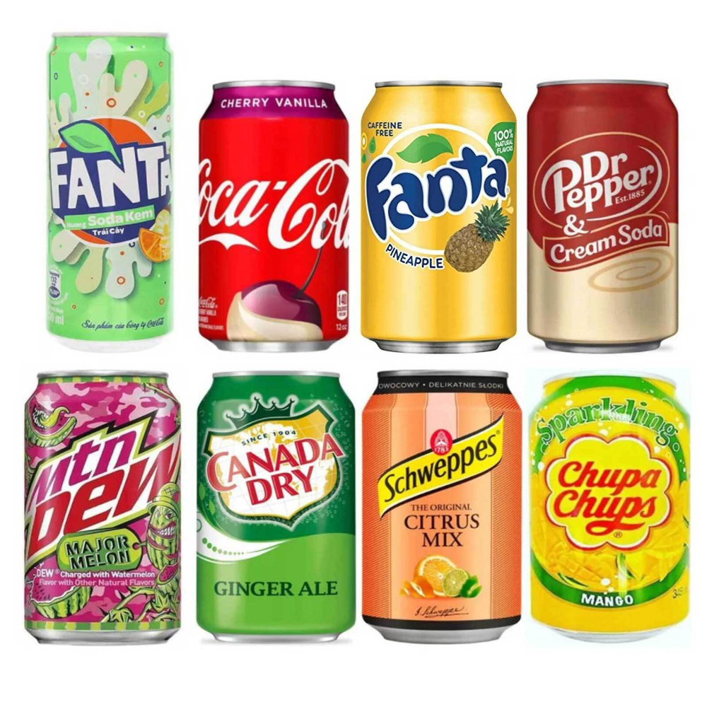 Газированный напиток Fanta Soda Kem 320 мл, Coca Cola Cherry Vanilla ...