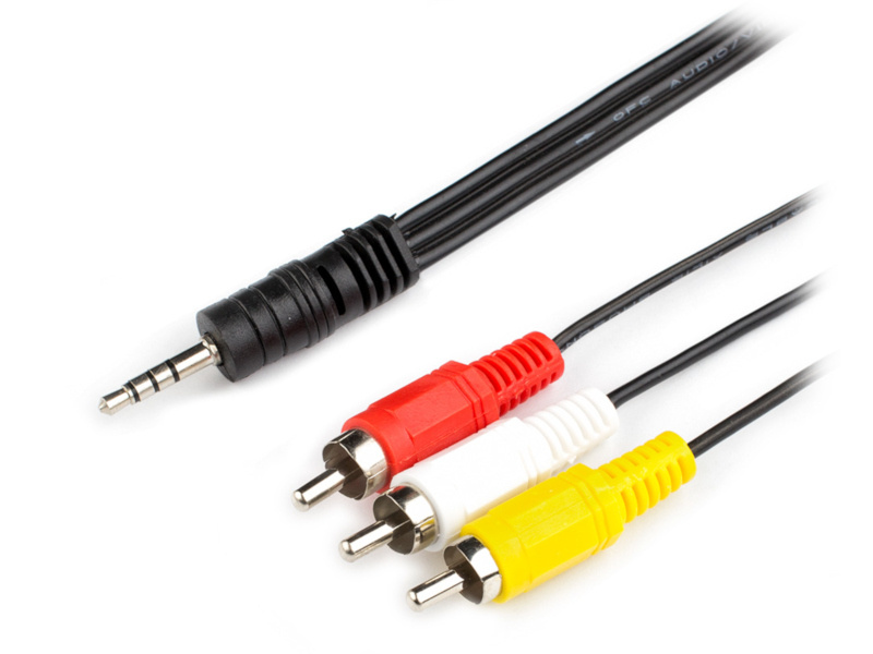 Кабель Atcom 3RCA - TRRS 3.5mm 1.8m AT7320 - купить по низкой цене в ...
