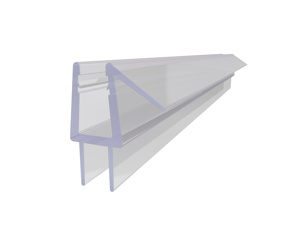 Нижний силиконовый уплотнитель (водоотсекатель) для душевой двери с ...