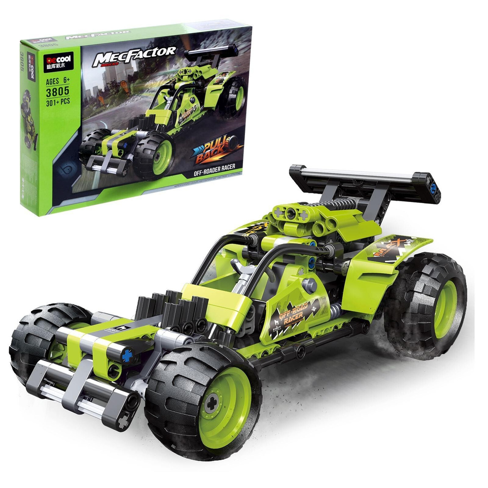 Конструктор Decool "Гоночный болид" 3805 (Technic) 301 деталь - купить с доставкой по выгодным ...