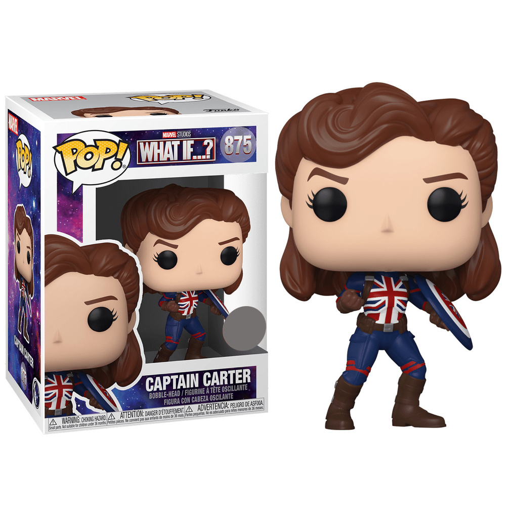 Фигурка Funko POP Captain Carter Fighting Pose (Эксклюзив GameStop) из ...