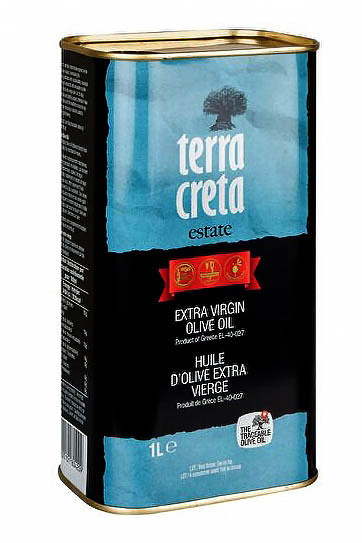 Оливковое масло Extra Virgin Terra Creta Estate 1 литр - купить с ...