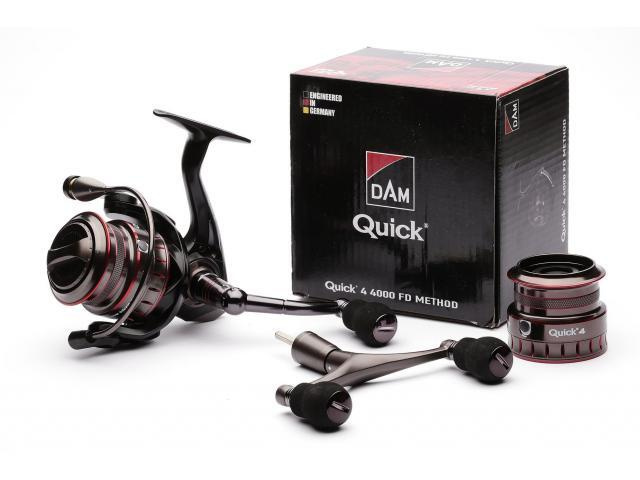 Катушка DAM QUICK 4 METHOD, Безынерционная, 4000, Передний фрикцион купить по низкой цене с ...