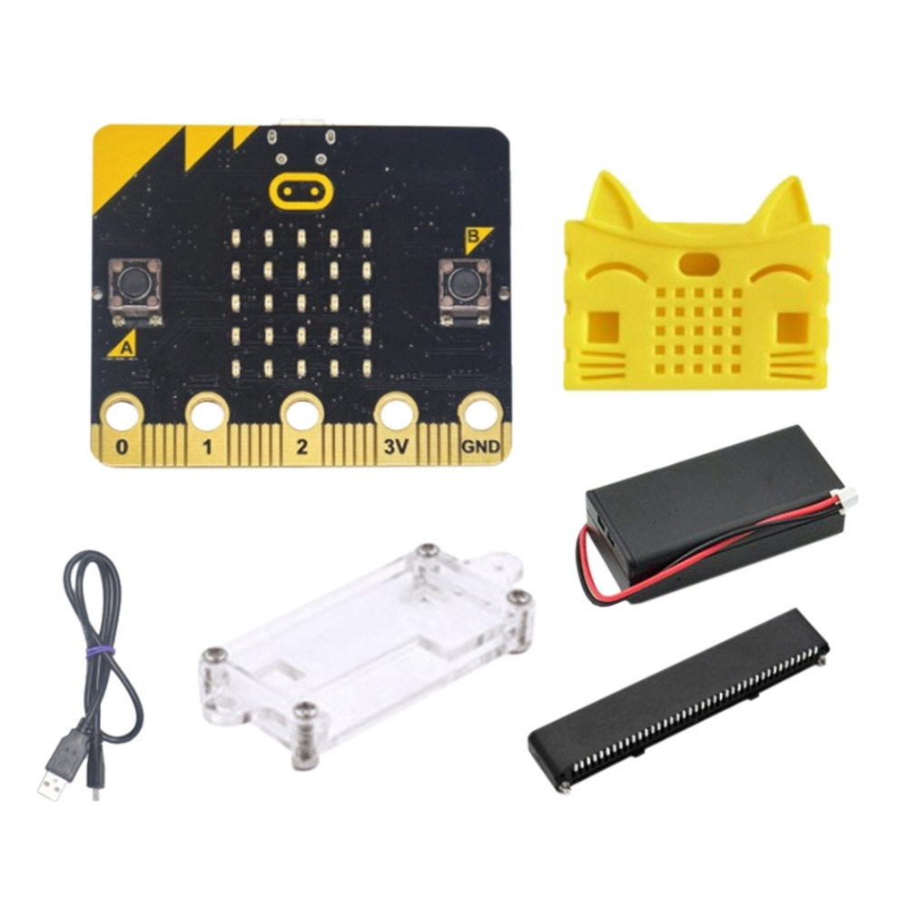 Набор BBC Microbit DIY с корпусом и вертикальным разъемом - купить с ...