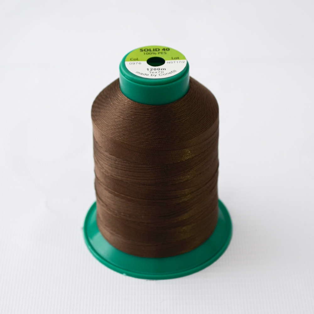 Нитки SOLID 40 артикул 0976 1200м ШОКОЛАДНО-КОРИЧНЕВЫЙ - купить с ...