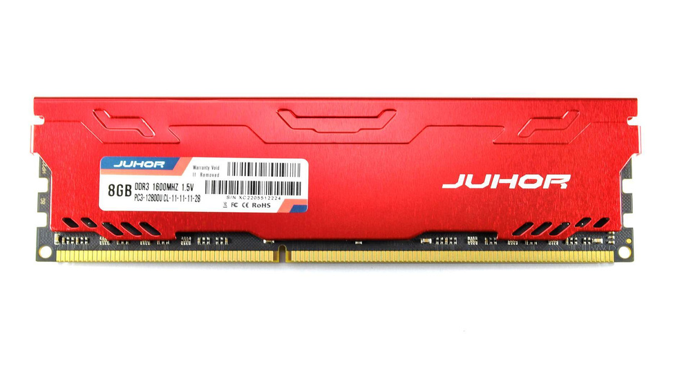 Модуль оперативной памяти Juhor 8Гб Ddr3 1600mhz Pc3 12800u 1x8 ГБ