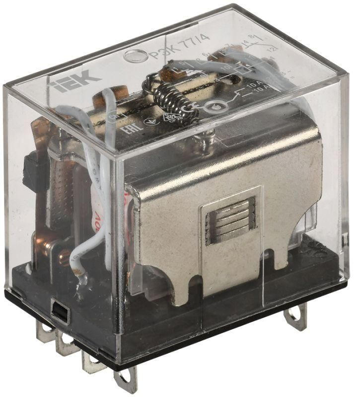 Реле РЭК 77-4 10А 220В AC IEK RRP10-4-10-220A - купить по выгодной цене ...