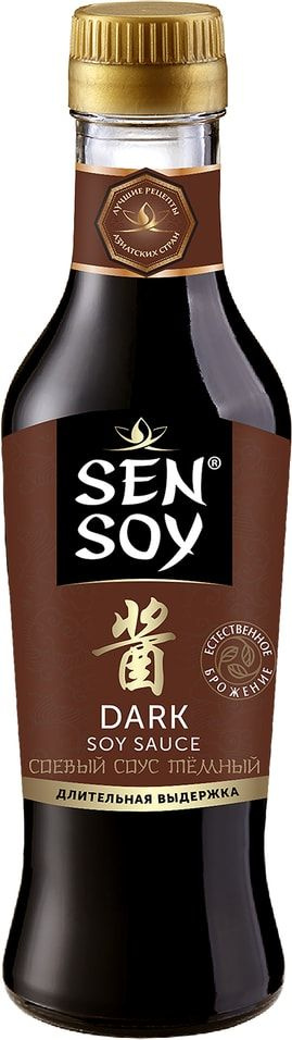 Соус Sen Soy Premium dark Соевый 220мл - купить с доставкой по выгодным ...
