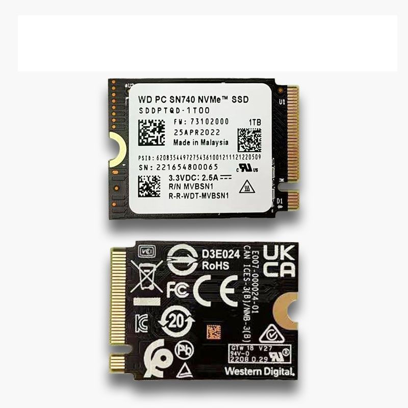 1 ТБ Внутренний SSD-диск Western Digital SN740-M82 (SDDPTQD-1T00 ...