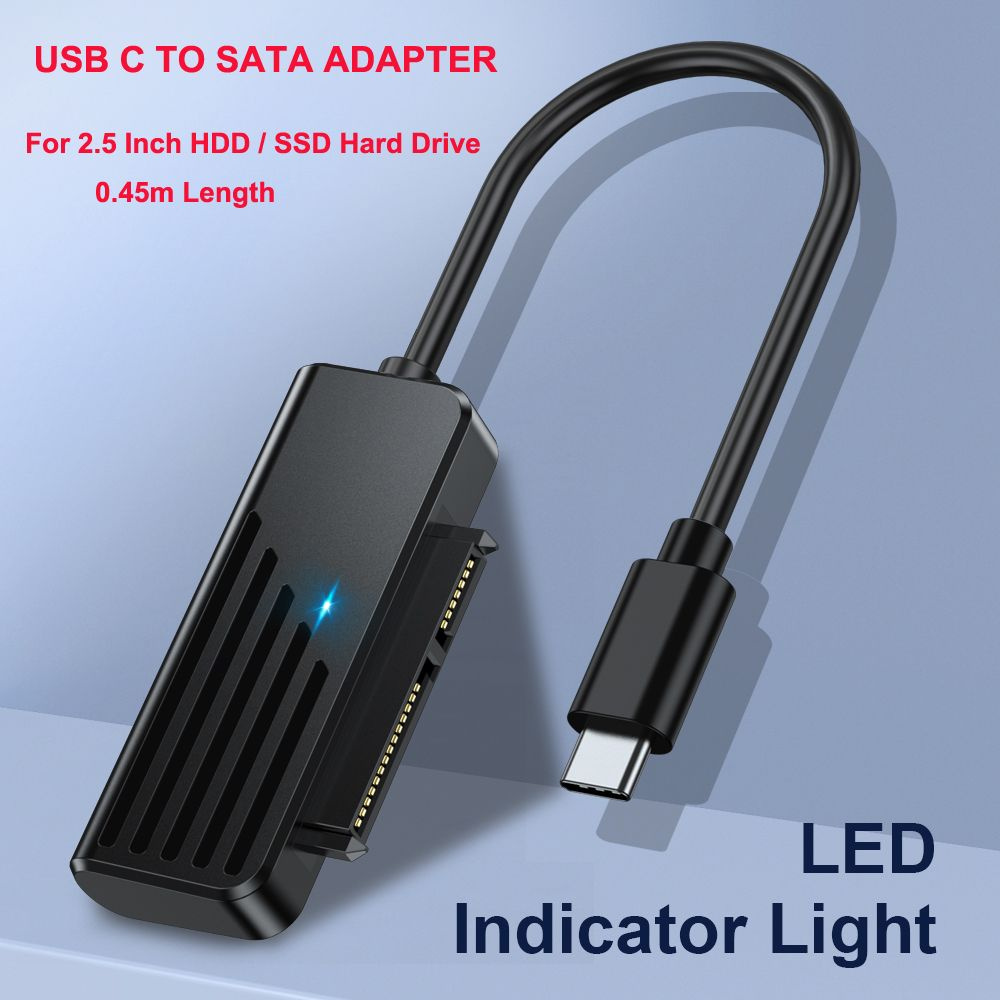 Кабельный адаптер Usb Type C To Sata 5 Гбит с для высокоскоростной