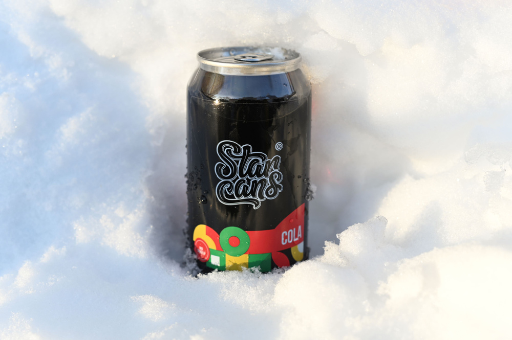 Напиток безалкогольный сильногазированный Cola Starcans БЕЗ САХАРА