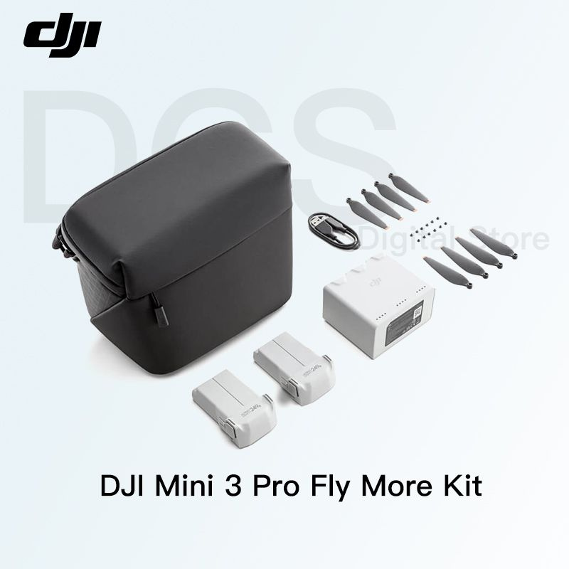 Комплект аксессуаров DJI Mini 3 Pro Fly More Kit(2453mAh),Совершенно ...