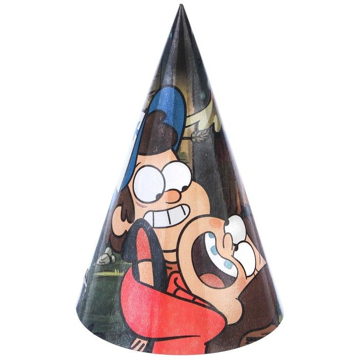 Колпак бумажный "С Днем Рождения!", Время приключений, 20 штук - купить ...