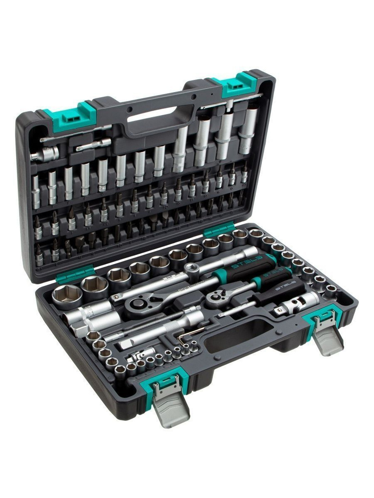 Набор инструментов 94 предмета STELS 14106 купить на OZON по низкой цене (2524424266)