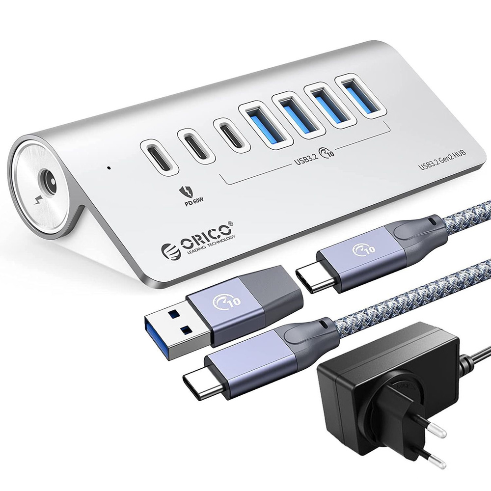 Usb хаб 7 в 1 M3u4c3 Type C Usb Hub Type C Эргономичный дизайн хаб Usb