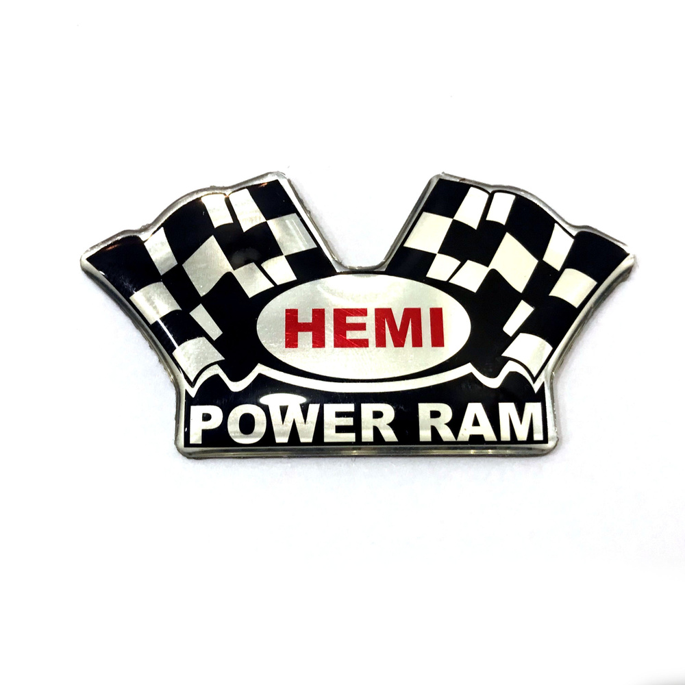 Алюминиевая наклейка HEMI POWER RAM 60 х 30 мм - купить по выгодным ...