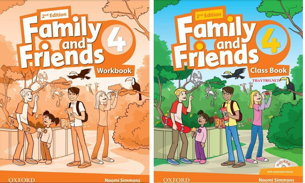 Family and Friends 4 Комплект: Student's book +Workbook - купить с ...