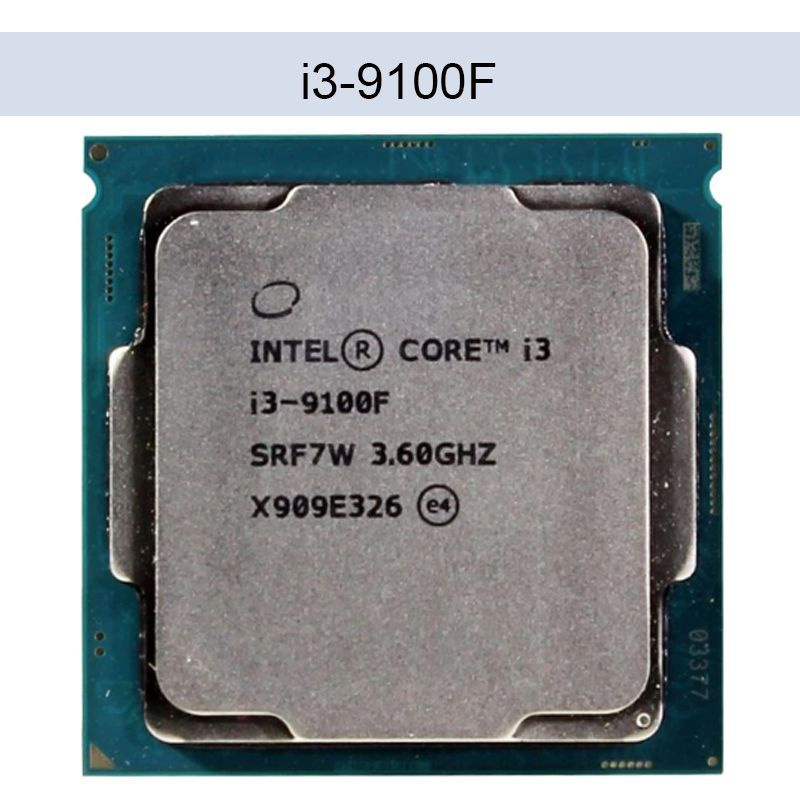 Процессор Intel i3-9100F Core i3 9-го поколения, OEM (без кулера), 4 яд ...