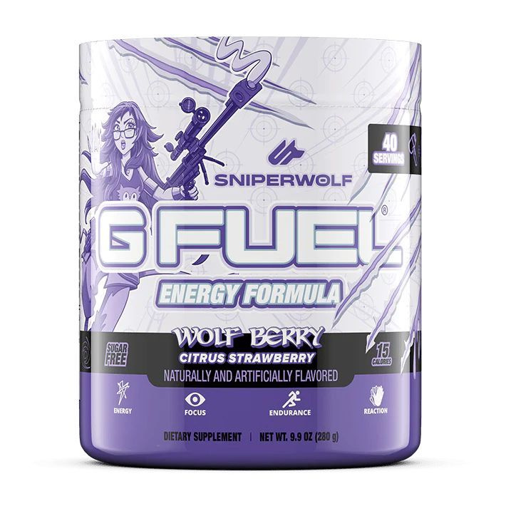Сухой энергетик GFUEL Wolf Berry Inspired By SSSniperWolf (Цитрусовые ...
