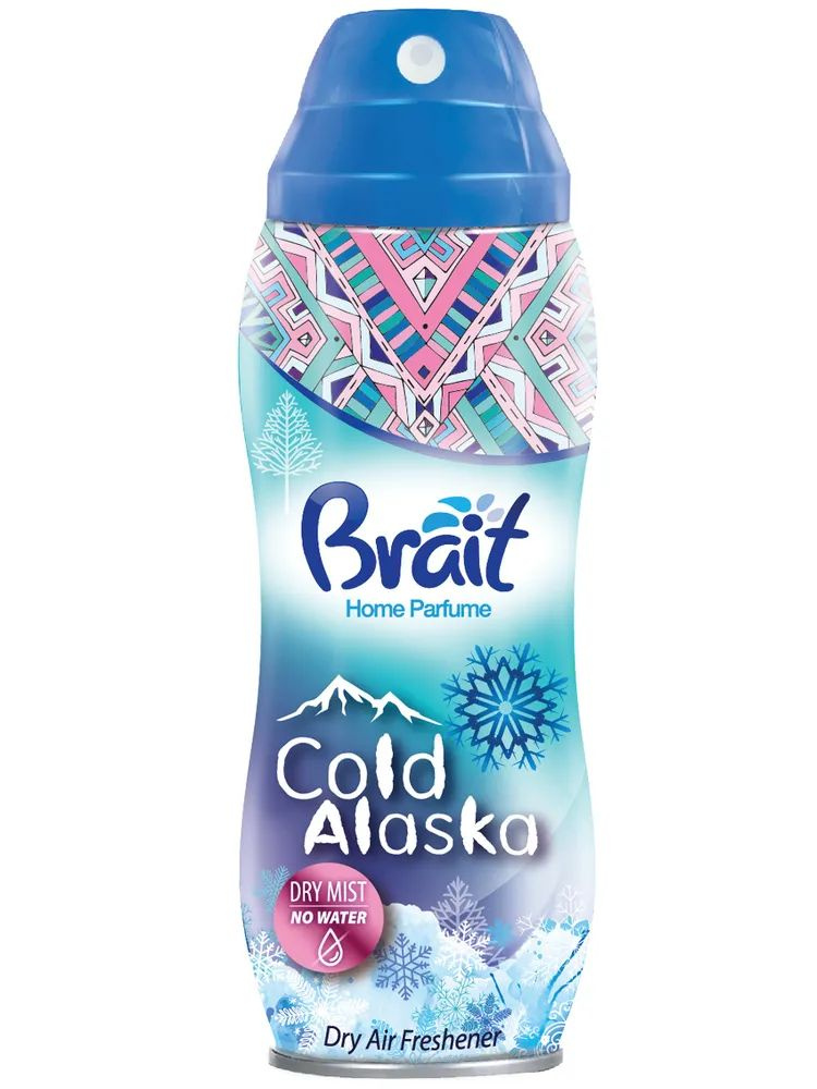Brait Dry Air Freshener Cold Alaska Освежитель воздуха сухого распыления Холод Аляски 300 мл ...