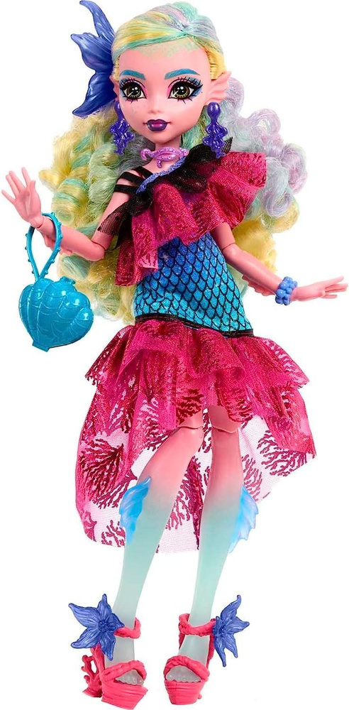 Монстер Хай Лагуна Блю Бол Monster High Monster Lagoona Blue Ball ...