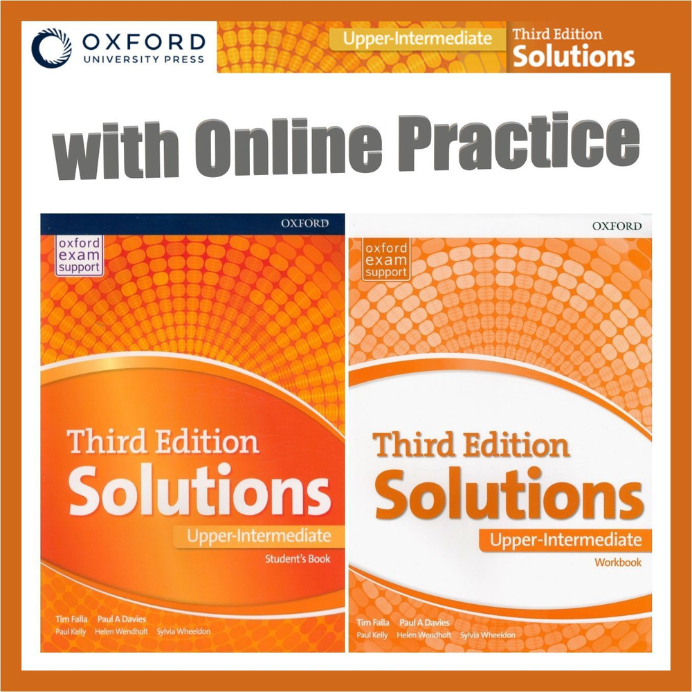 Solutions Upper-Intermediate Online Practice Student's book + Workbook set Third Edition / T ...