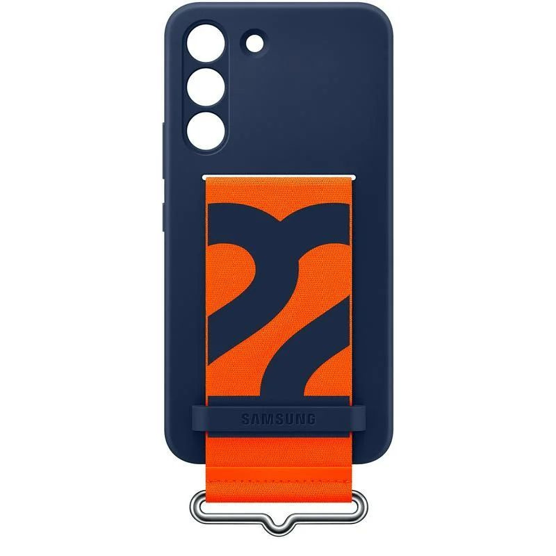 Чехол для Samsung Galaxy S22 Silicone with Strap Cover (С Ремешком ...