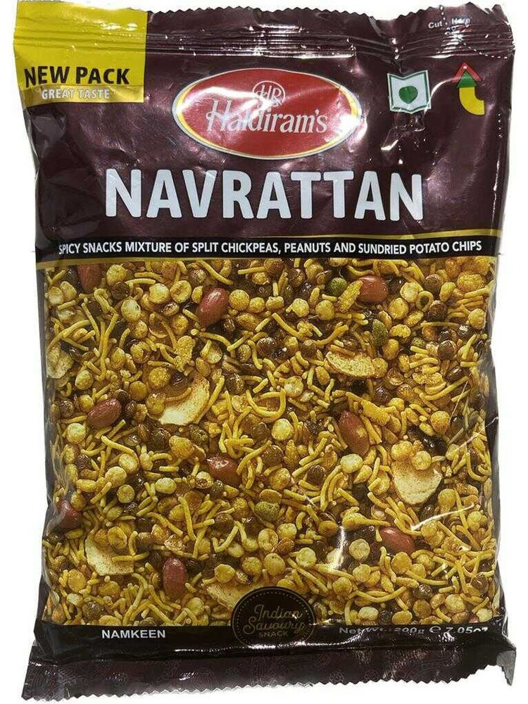 Закуска индийская Навраттан Navaratan Haldirams 200 гр - купить с доставкой по выгодным ценам в ...