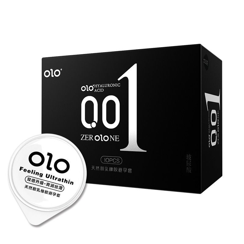 Презервативы OLO "ICE&FIRE" мужественность супер тонкий 0.01, 40шт(4 ...