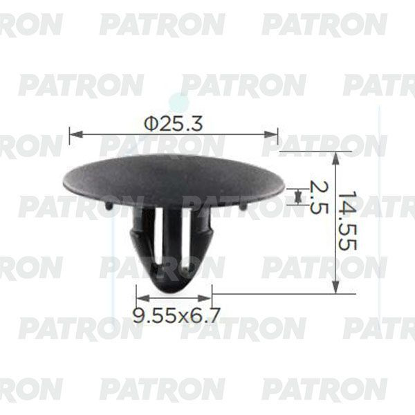 Клипса крепежная автомобильная, 1 шт. купить по выгодной цене в ...