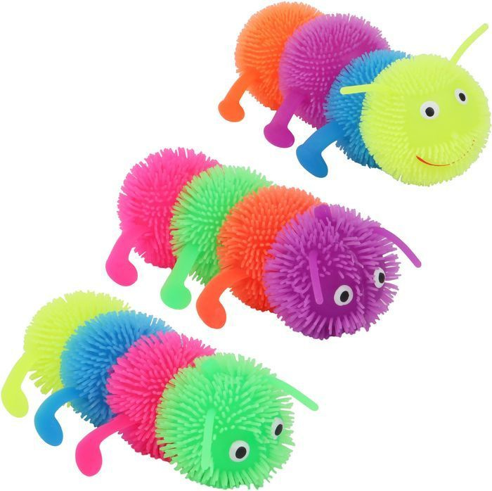 Игрушка-антистресс Мохнатая гусеница в асс KariKids - купить с ...