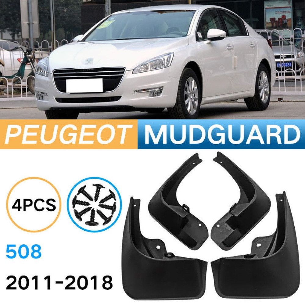 передние и задние автомобильные брызговики для Peugeot 508 2011- 2018 ...