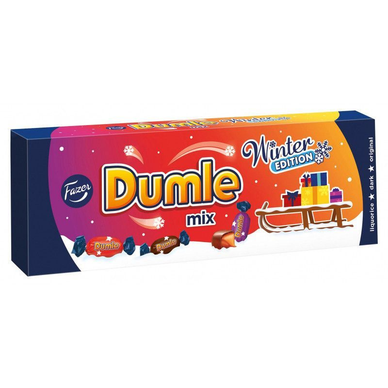 Конфеты Fazer Молочный шоколад Dumle Mix 350 г - купить с доставкой по ...