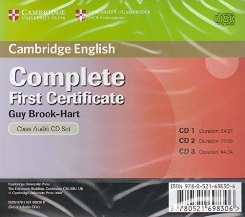 Complete First Certificate Class Audio CD Set - купить с доставкой по ...