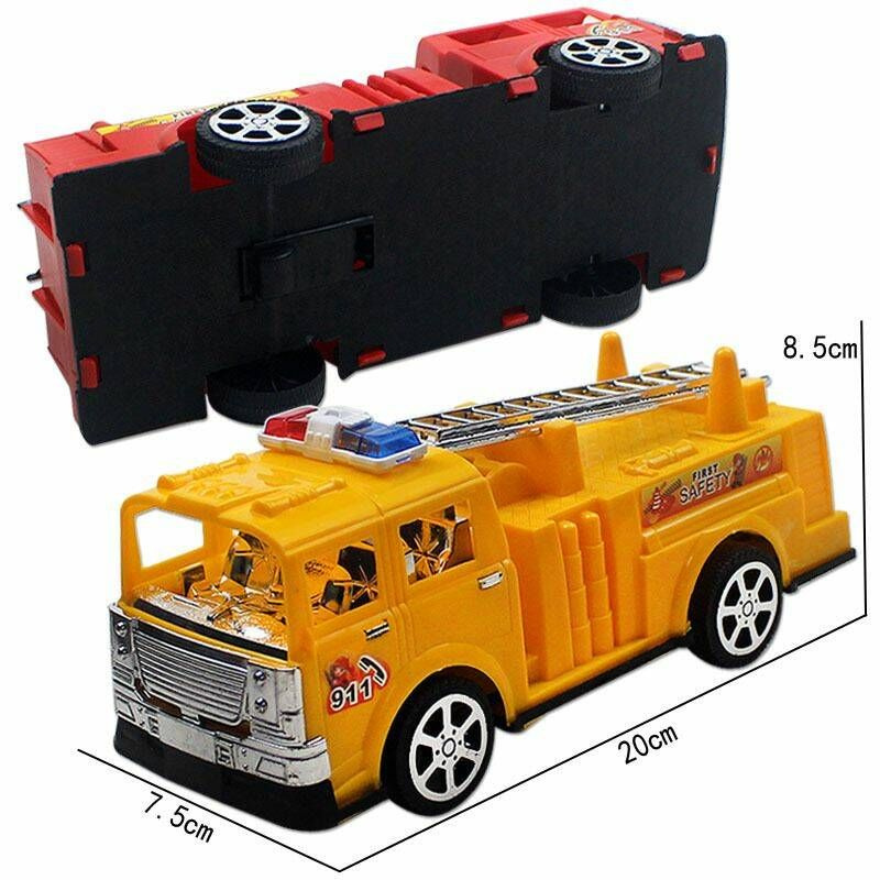 Детская инерционная игрушка, большая спасательная, пожарная машина ...