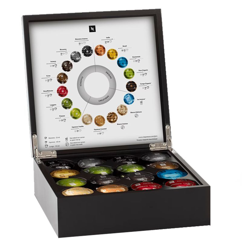 Диспенсер Nespresso NEW Showcase Capsule Presentation Box (80 Capsules ...