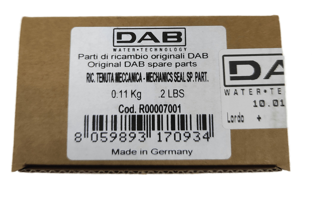Комплектующие для садовых насосов DAB R00007001, R00007001 - купить по ...