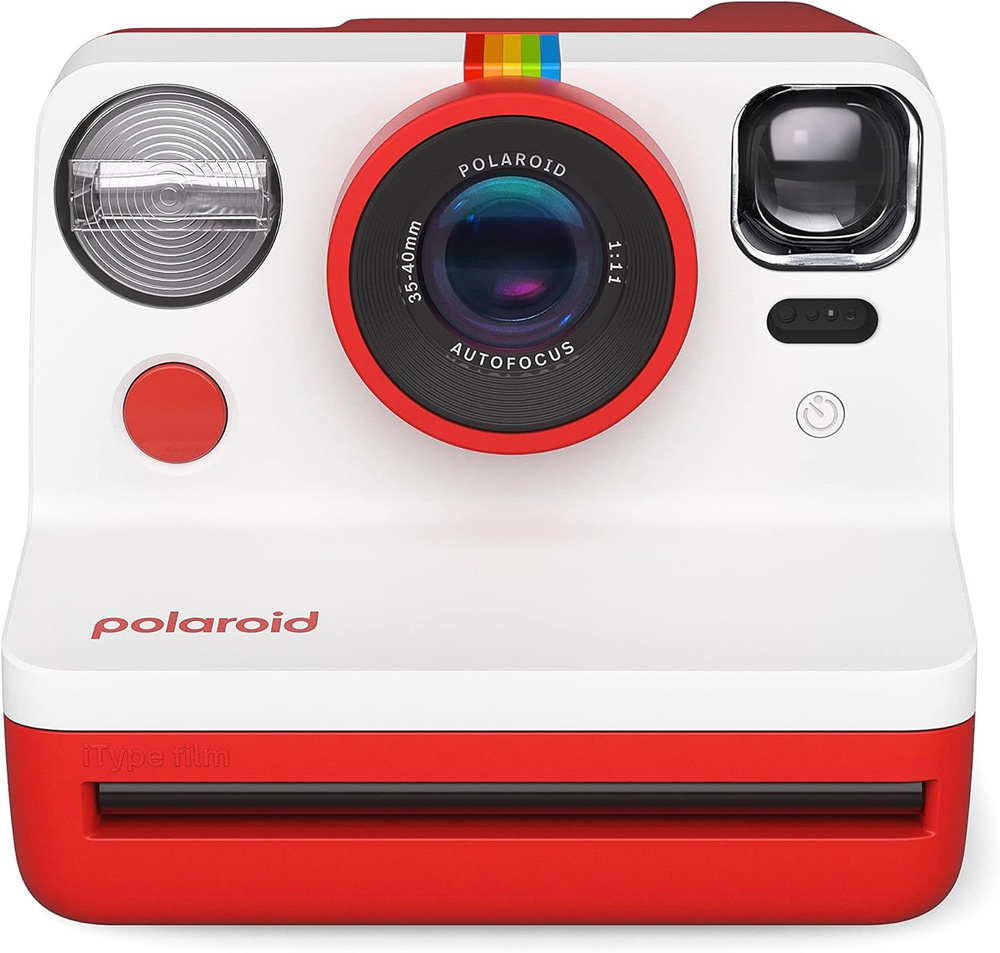Фотоаппарат мгновенной печати Polaroid Now Gen2,Красный и белый ...