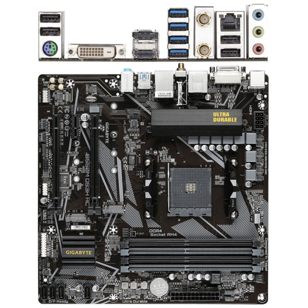 Материнская плата Gigabyte B550M DS3H AC купить по низкой цене с ...