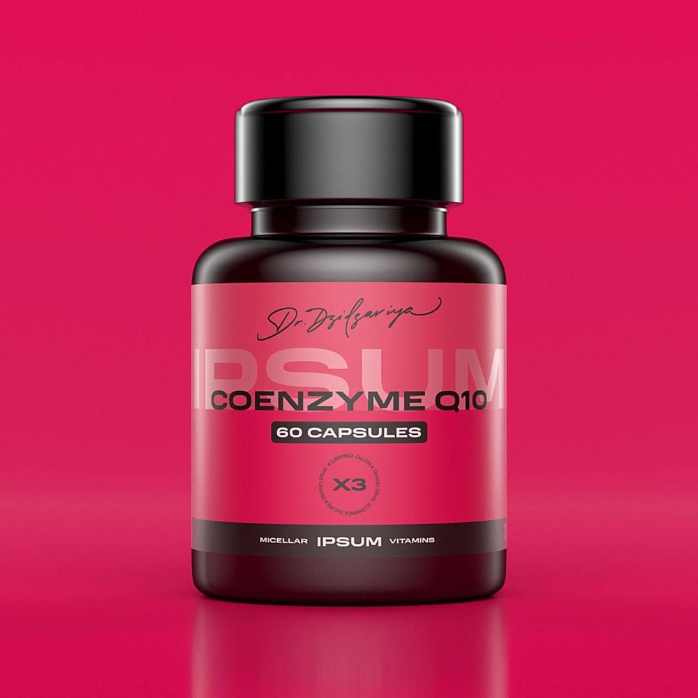 IPSUM, COENZYME Q10 / Витамины Коэнзим Q10, 60 капсул - купить с ...