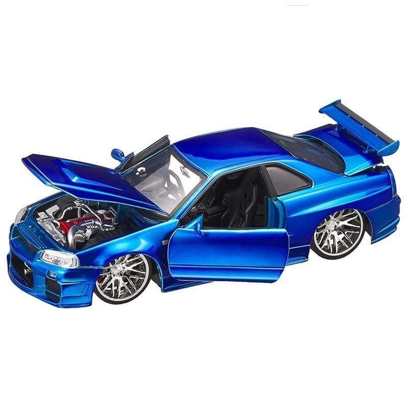Машинка JADA 1:24 Toyota supra Plymouth Nissan skyline gtr R35 350Z ...