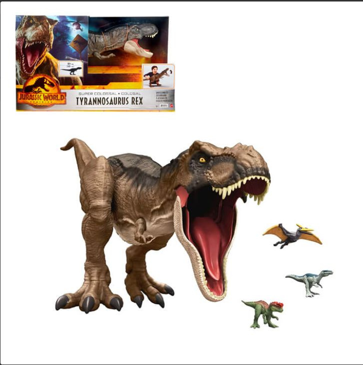 Фигурка Динозавр игрушка для мальчика Jurrasic World Тирекс HBK73 ...