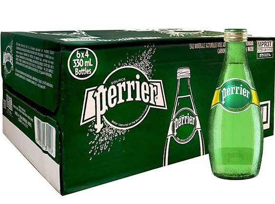 Perrier Вода Газированная 330мл. 24шт - купить с доставкой по выгодным ...