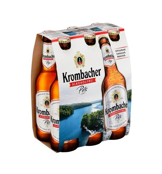 Пиво безалкогольное Krombacher Pils, 6 х 0,33л, Германия - купить с ...