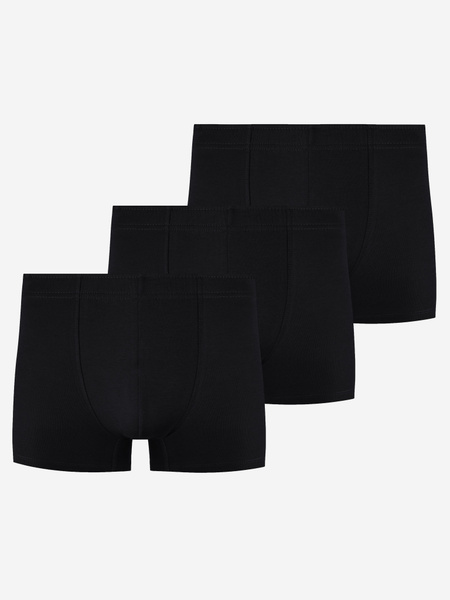 Трусы Мужской QUTEX боксеры Хлопок, Эластан черный, размер 54, 56 Средняя Узбекистан ...