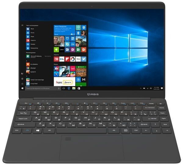 Ноутбук IRBIS, 14, NB245 (NB245), Intel Celeron N3350, 4 ГБ, Intel HD Graphics 500, черный ...