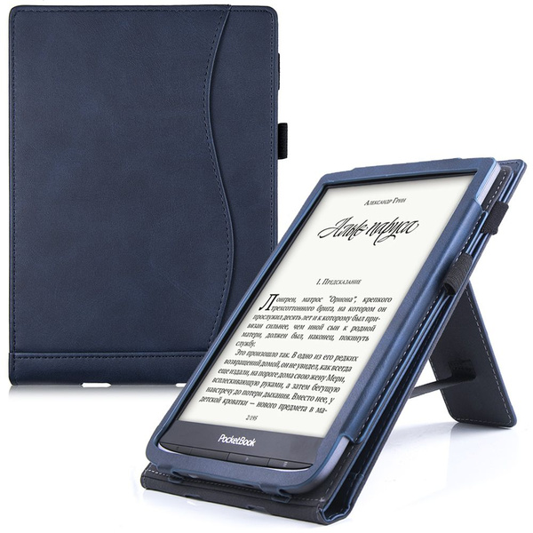 BOZHUORUI Чехол-подставка для 6" Pocketbook 606 616 617 618 627 628 632 ...